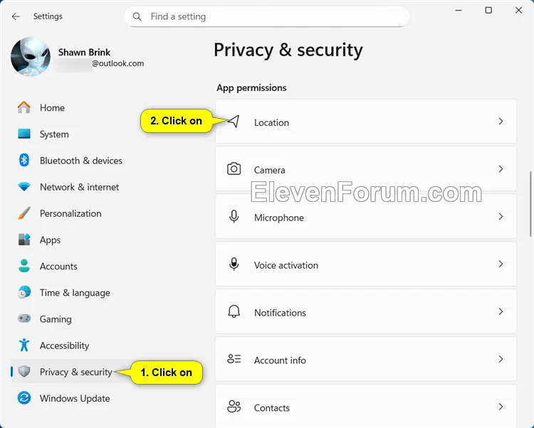 Change Default Location in Windows 11 | Windows 11 Forum