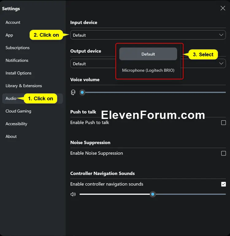 Change Sound Input Device for Xbox Party Chat on Windows 11 PC ...