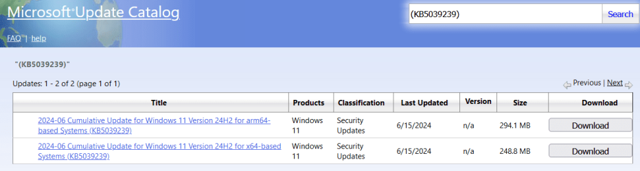 KB5039239: Microsoft begins releasing Windows 11 24H2 for everyone to ... KB5039239: Microsoft begins releasing Windows 11 24H2 for everyone to ...