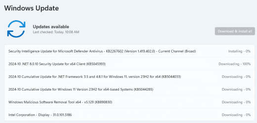 KB5044285 Windows 11 Cumulative Update Build 22621.4317 (22H2) and ...