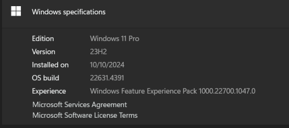 KB5044380 Windows 11 Cumulative Update Preview build 22631.4391 (23H2 ...