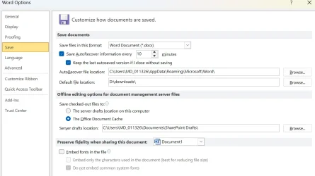 Can't choose save location for Office 2010 files | Windows 11 Forum