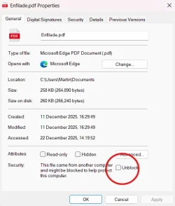 get rid of "open file security" warning message | Windows 11 Forum