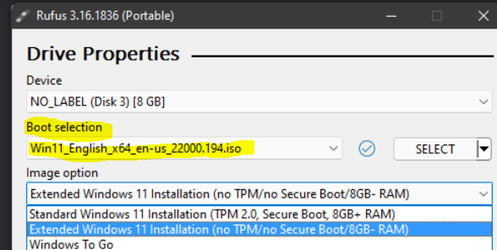 Rufus Introduces "Extended Windows 11 Installation" Support (Disables ...