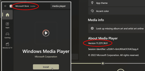Phone App Windows Media Player