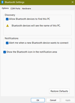 Make Windows 11 PC auto accept bluetooth transfers? | Windows 11 Forum