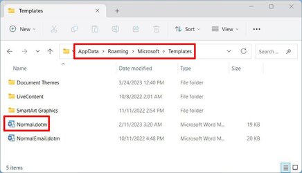 How can I reset My Default “Normal” Style in MS Windows 11 | Windows 11 ...