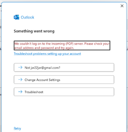 Microsoft's POP3 email problem | Windows 11 Forum