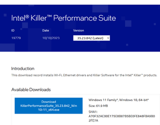 Latest Intel Killer Ethernet and Wireless Drivers for Windows 11 | Page ...