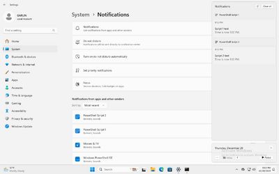 Notifications - popups vs history | Windows 11 Forum