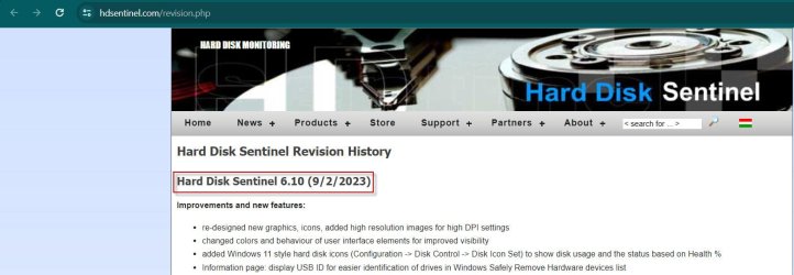 Hard Disk Sentinel | Windows 11 Forum