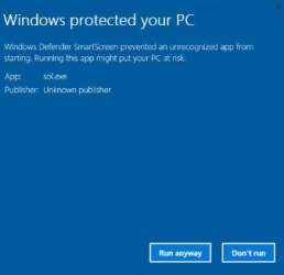Someone stole my Smartscreen pop up | Windows 11 Forum