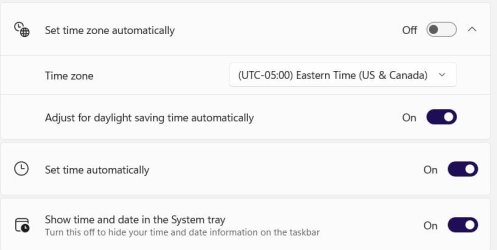 Time incorrect | Windows 11 Forum