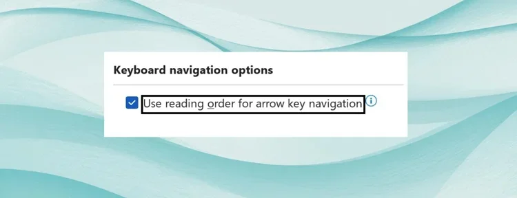 New more logical navigation through Microsoft Word documents for screen ...